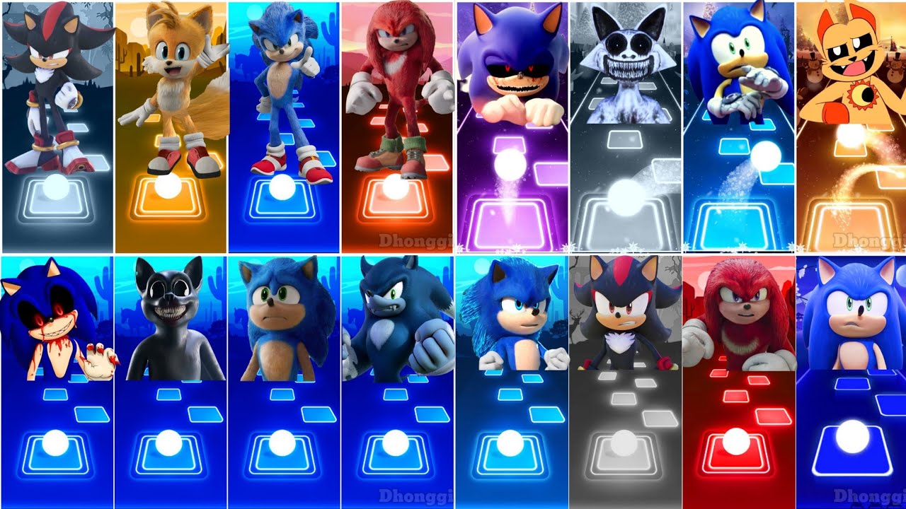 Shadow, Tails, Sonic, Knuckles, Sonic Exe, Zoonomaly, Sonic Prime ...