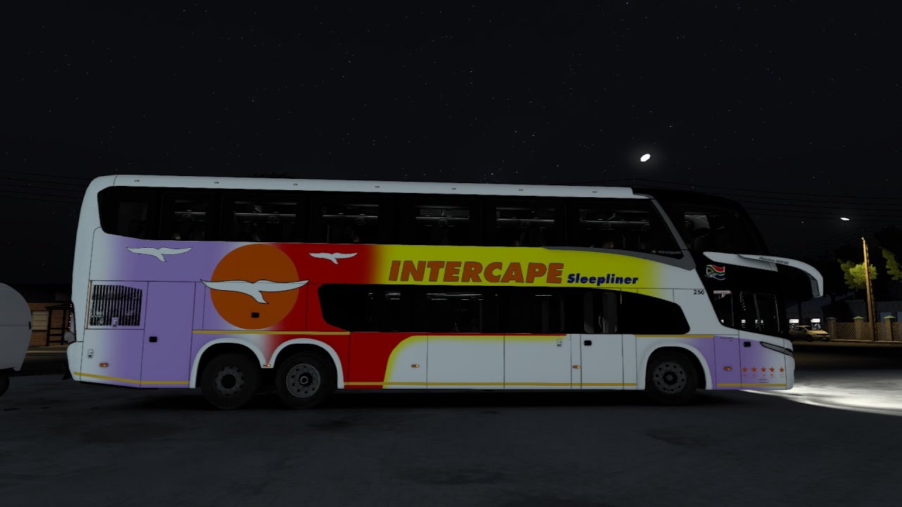 INTERCAPE SLEEPLINER Bus Trip - George to Pretoria - YouTube