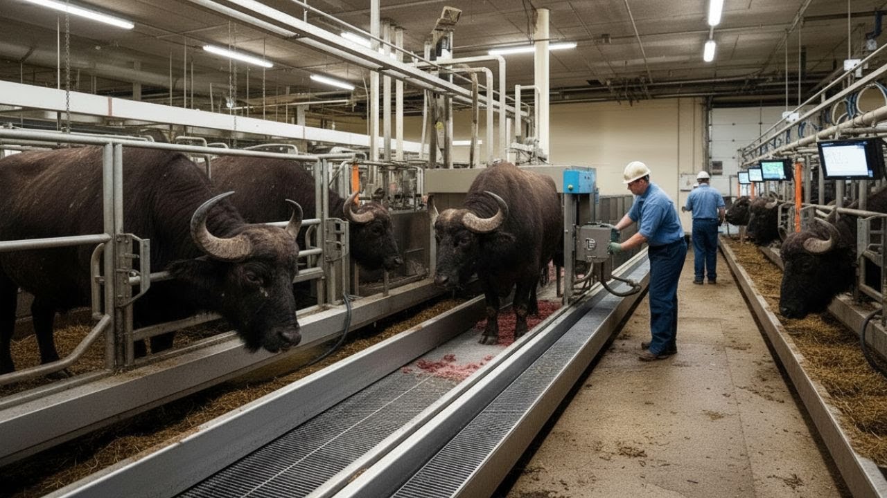 A Look At Brazil & America's Modern Cattle Slaughter Machines Using ...