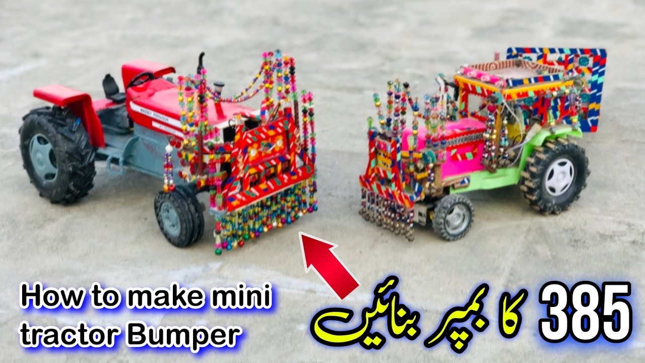How to make mini 385 tractor Bumper 🚜 Tractor ka bumper kese bnayn ...