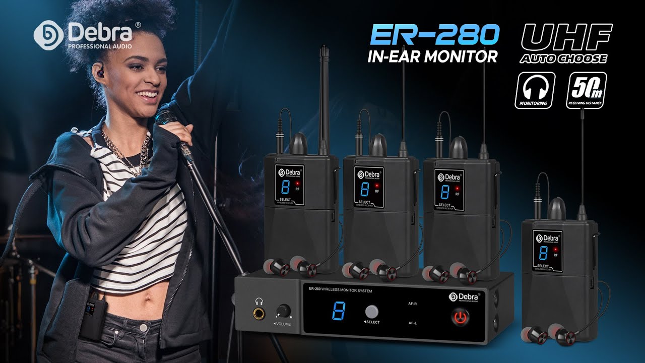 How to use D Debra ER-280 Wireless IEM - YouTube