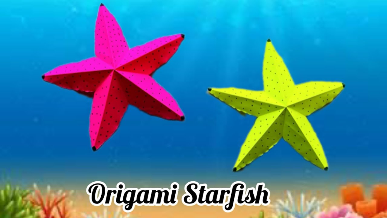 7 Days 7 Sea Animals paper craft Challenge || How to make origami ...
