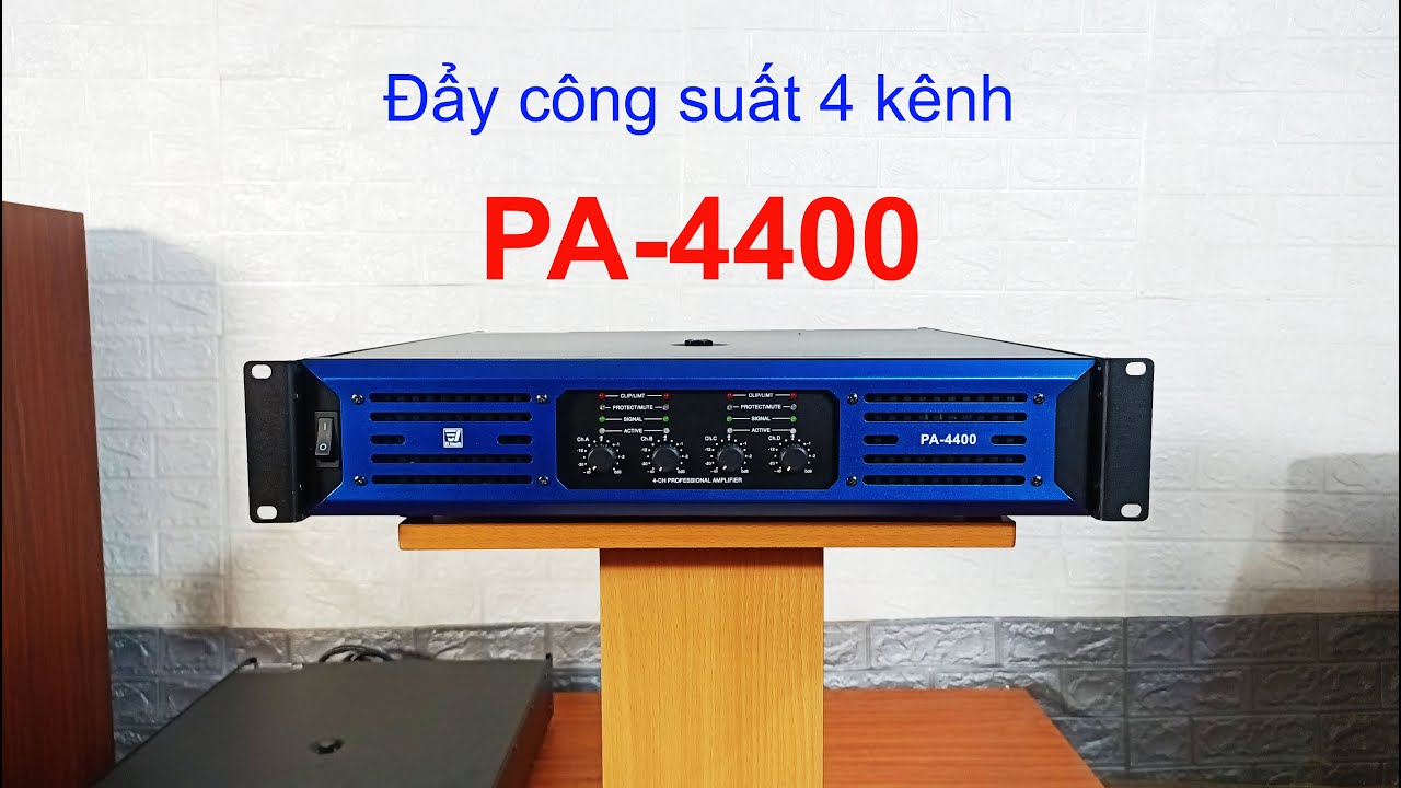 VMA PA-4400 Đẩy công suất 4 kênh công suất lớn PA-4400 - [VMA] Việt Mỹ ...