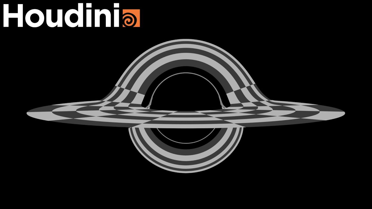 Houdini | Black hole lensing effect (free hda) - YouTube