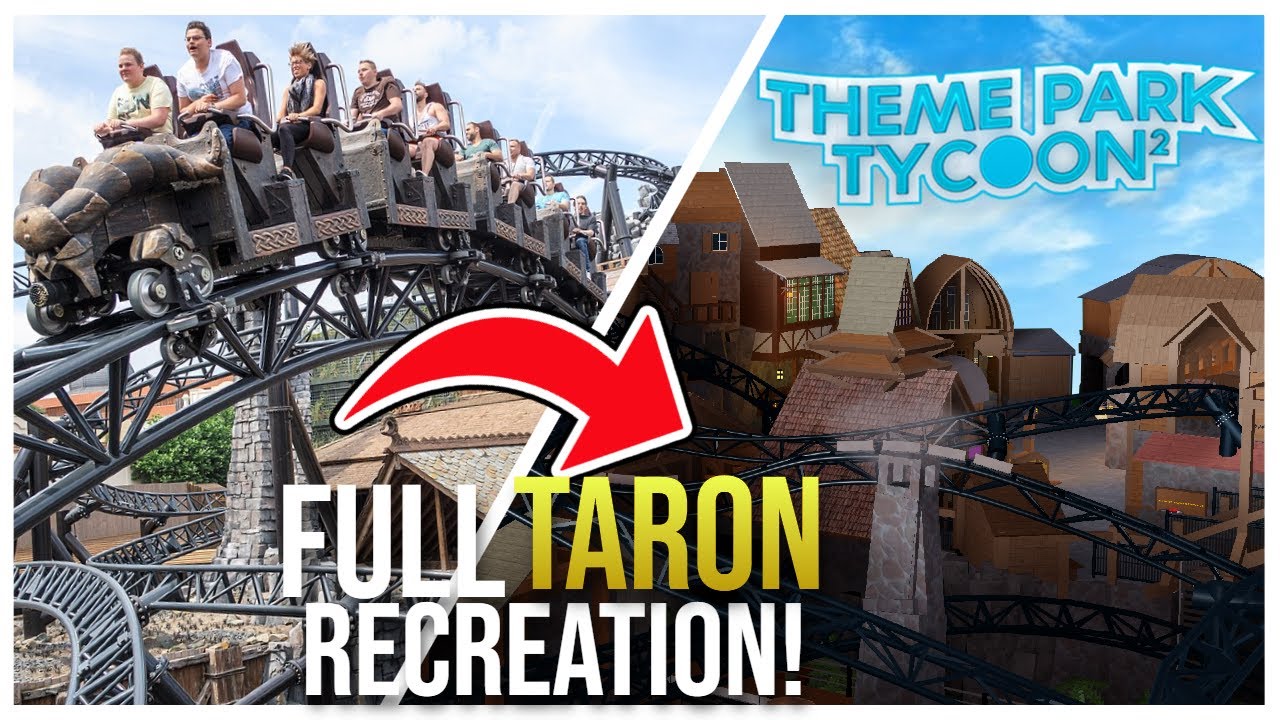 I RECREATED This REAL LIFE Ride in Theme Park Tycoon 2! - YouTube