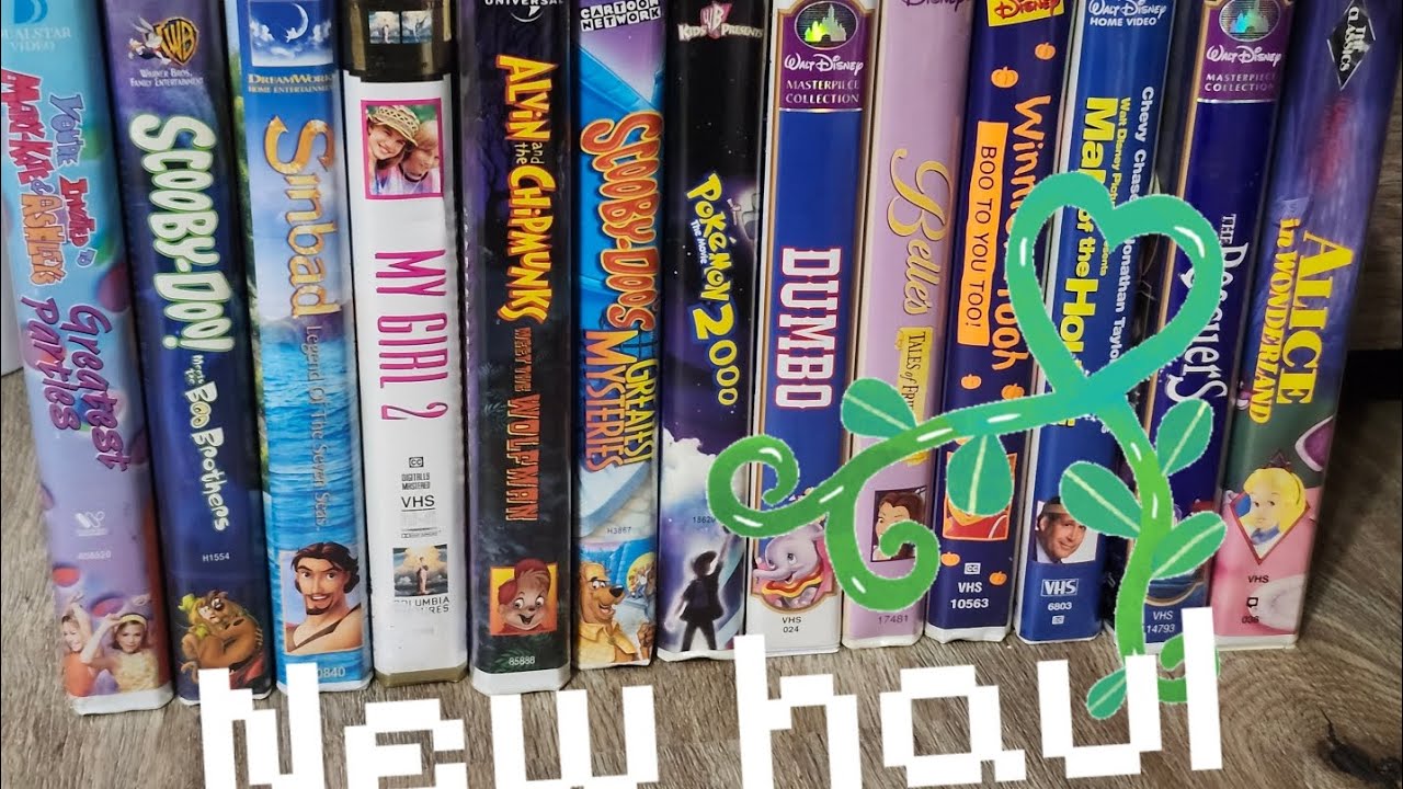 First new VHS haul for the new year. - YouTube