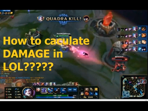 LoL Damage Caculator- How to caculate damage in LoL - Difficult or Easy ...