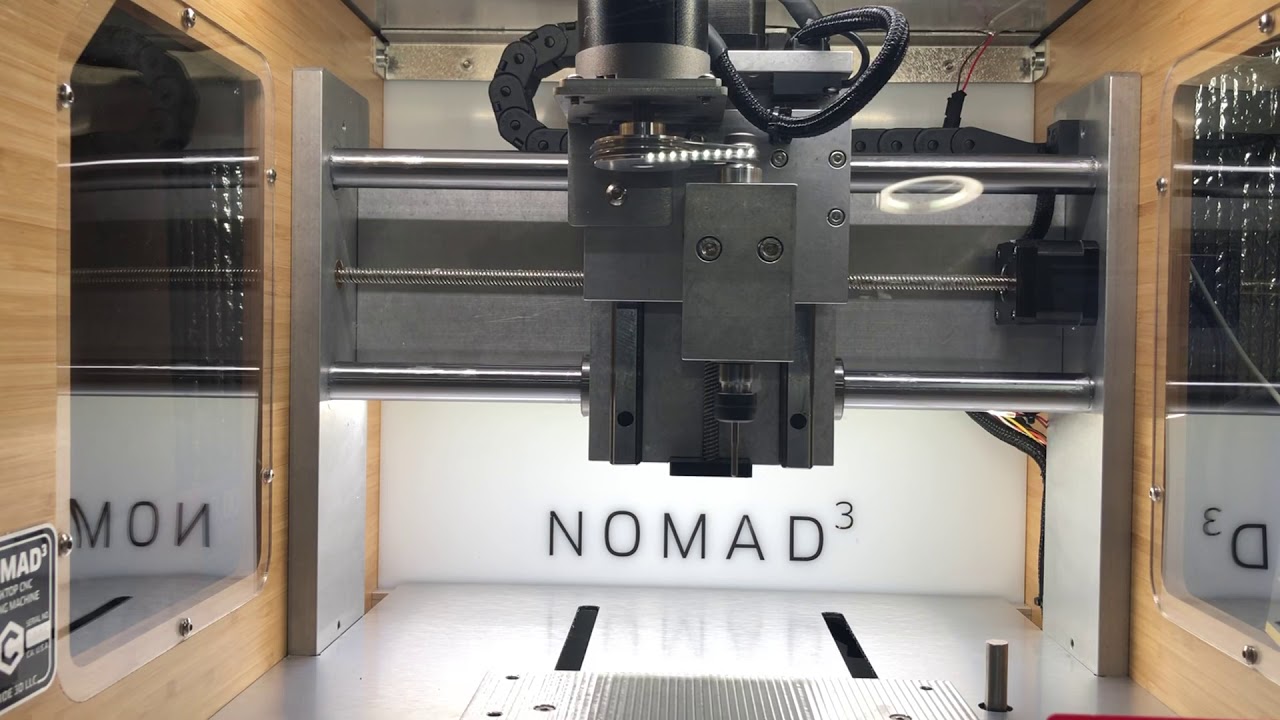 Nomad 3 CNC - 24K RPM Spindle Test - YouTube