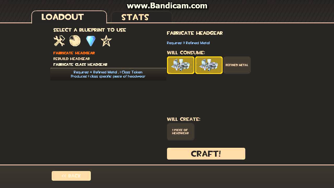 [TF2] Crafting 100 refined metal - YouTube