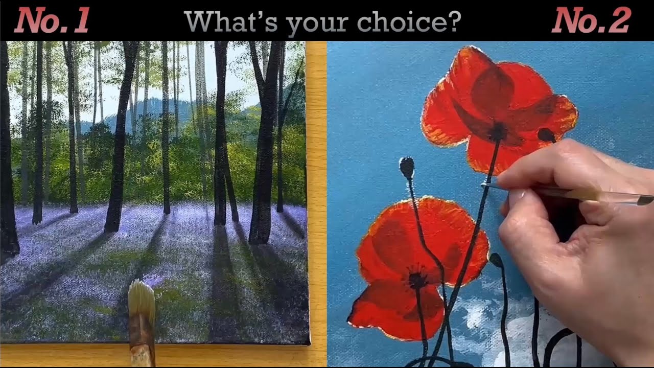 Acrylic Painting - What's your choice? - YouTube
