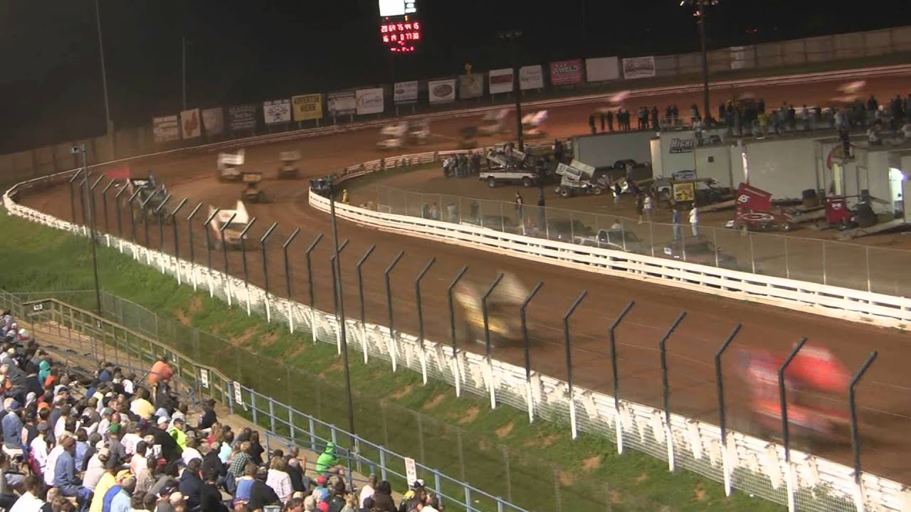 Williams Grove Speedway 410 and 358 Sprint Car Highlights 8-12-11 - YouTube