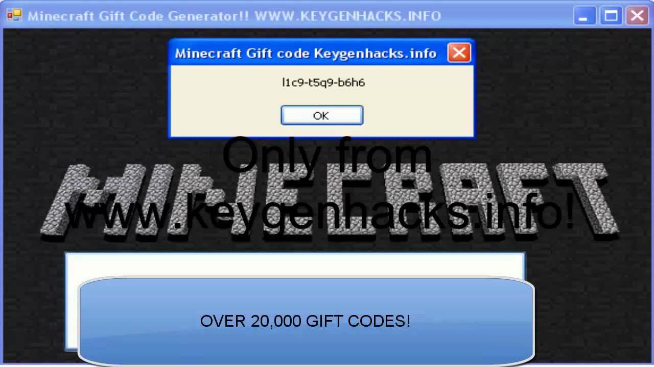 MINECRAFT FOR FREE|AUG 2012| Minecraft Gift Code Generator - YouTube