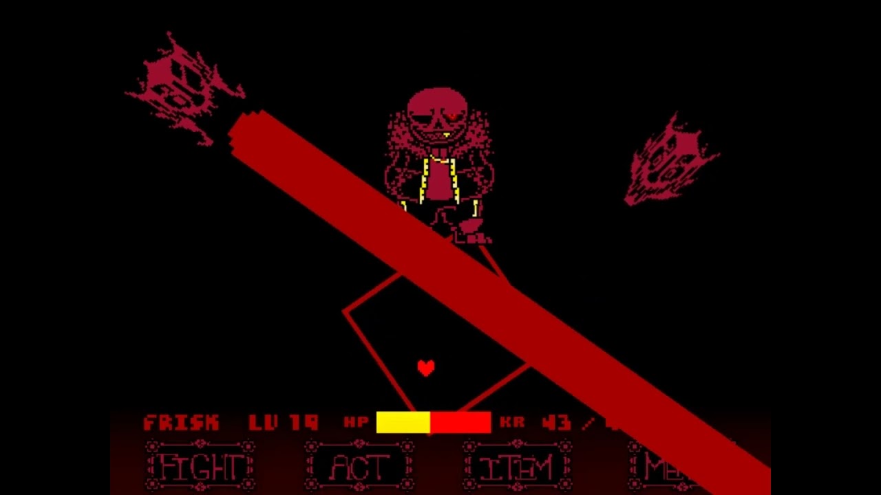 Underfell: Catastrophe Sans Fight - YouTube