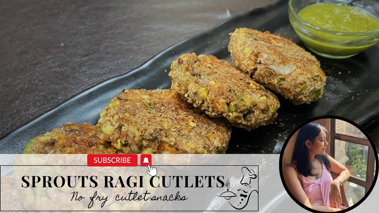 Sprouts ragi cutlets | healthy recipes | healthy snacks| healthy ...