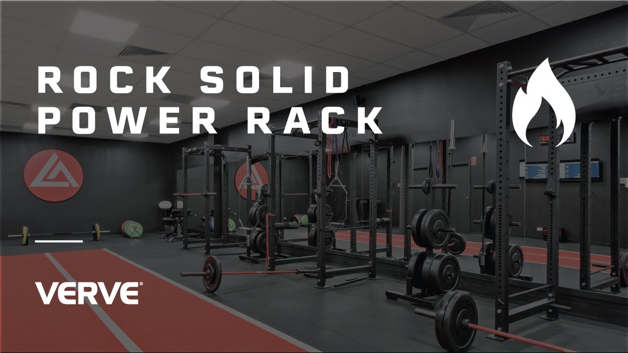 VERVE Home Power Rack - Rock Solid On Floor - YouTube