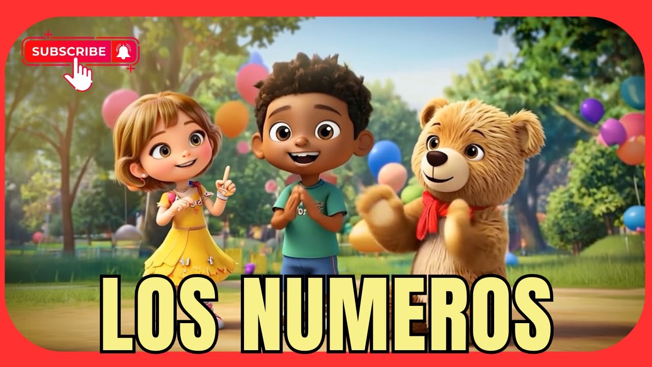 LOS NUMEROS - ¡Aprende a contar con ositos y estrellas mágicas! - YouTube