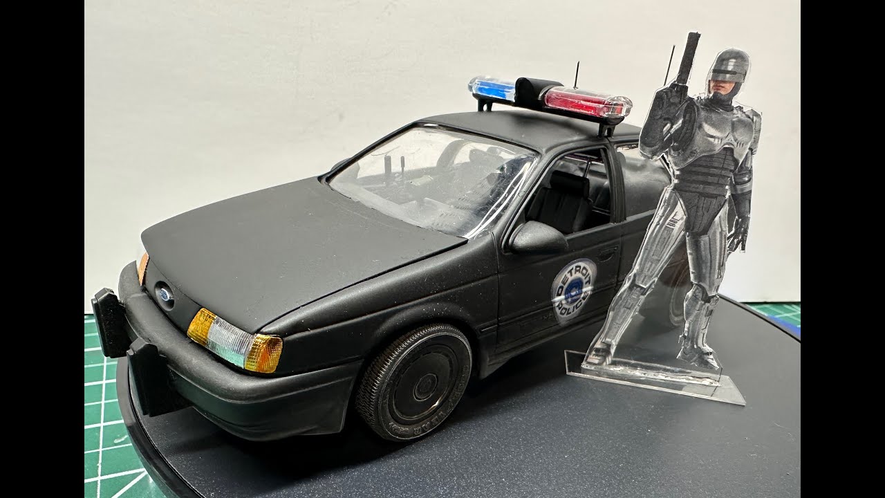 Robocop cop car 1/25 scale build - YouTube