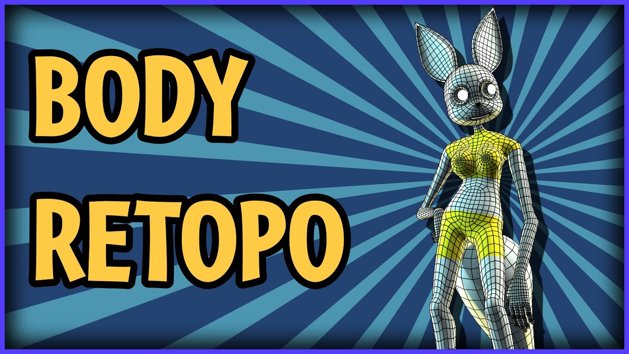 How to effectively retopologize a Body in Blender - YouTube
