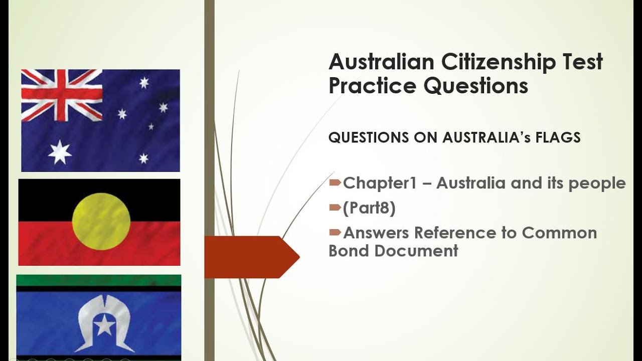 Australia's Flags Questions - Part 8 - Chapter 1 (Australia and Its ...