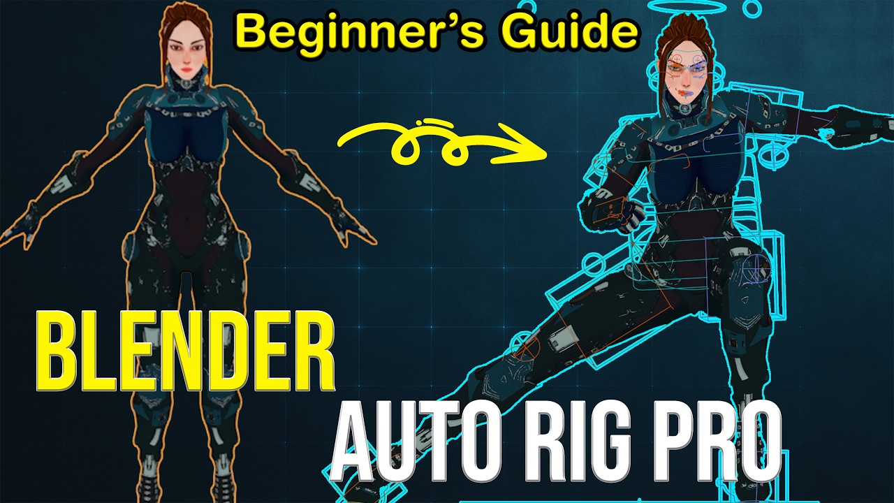 Beginner’s Guide to Auto Rig Pro – Rig Characters in Blender Fast - YouTube