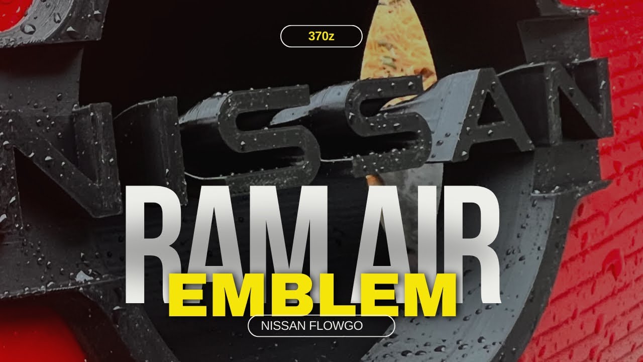 370Z COLD AIR | How to Install the 370Zed Flowgo Emblem | 370Z RAM AIR ...