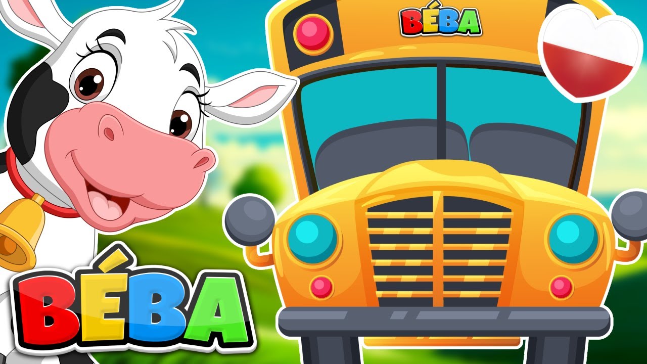 Koła autobusu | W zoo | Piosenky dla dzieci po polsku | BÉBA - YouTube