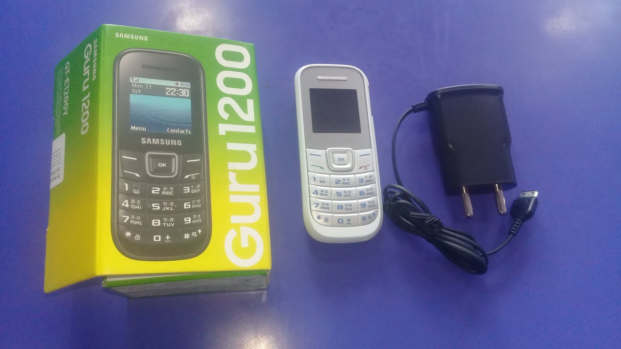 Samsung Guru 1200 Unboxing In New Look - YouTube