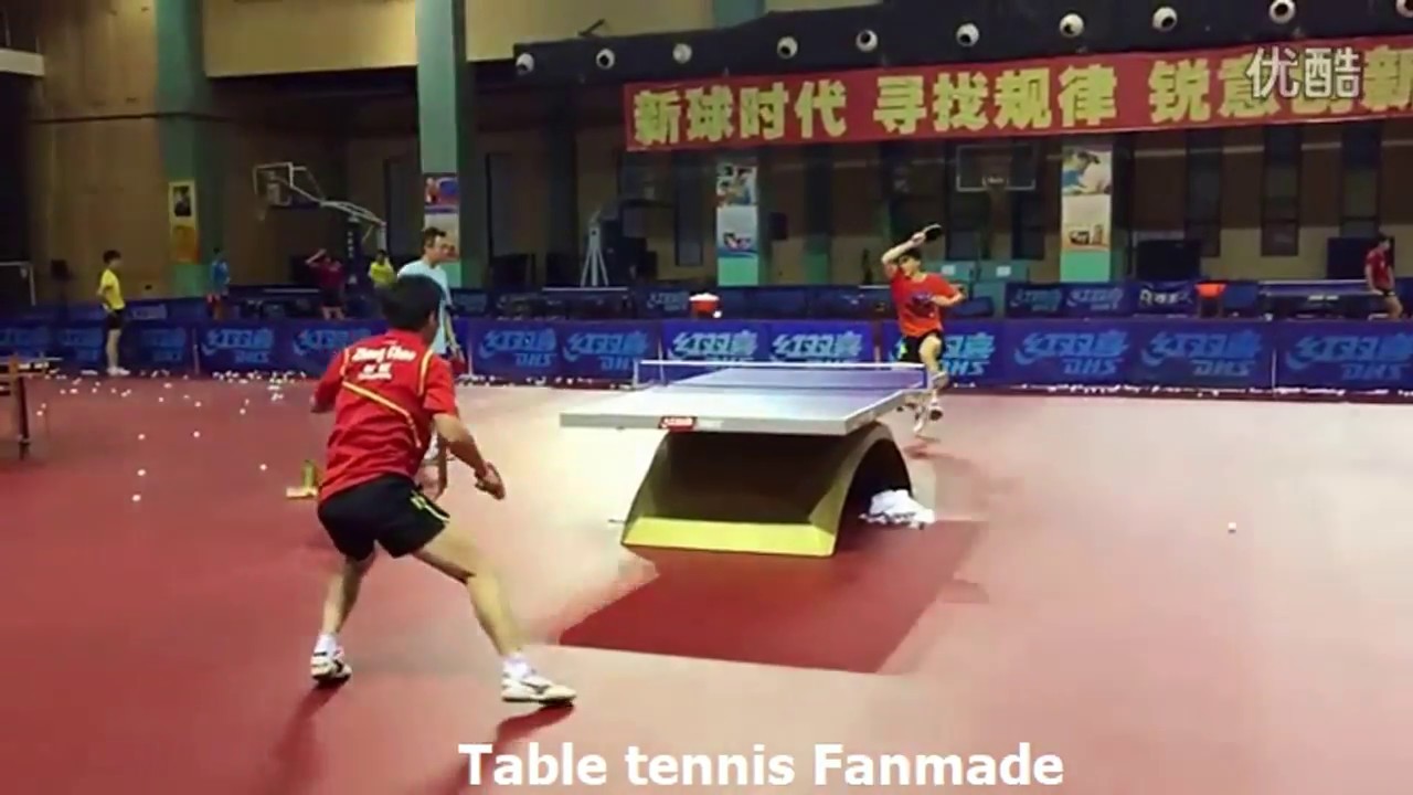 Ma Long Forehand Loop Again Forehand Topspin - Slow motion technique ...