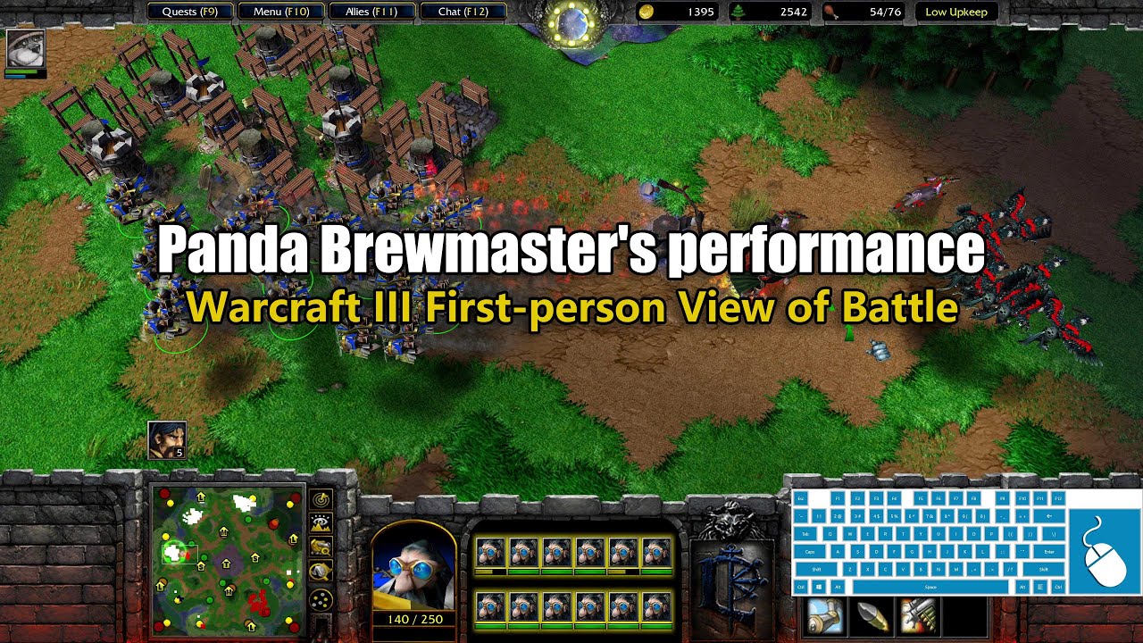 Panda Brewmaster's performance | War3 | W3 | Warcraft | WOW - YouTube
