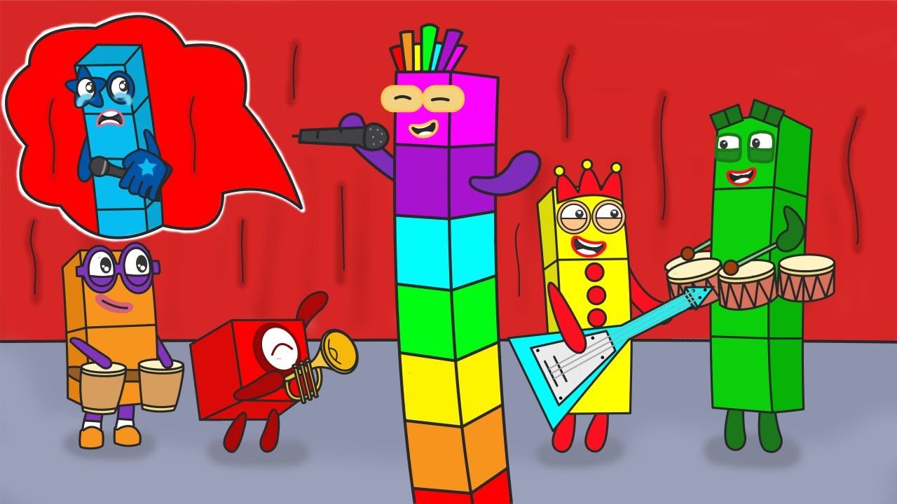 New singer Numberblocks 7 is better, Don't Feel Jealous NB 5 ...