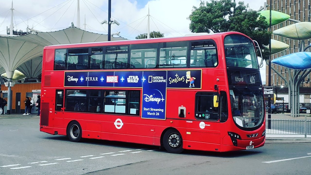 Tower Transit VN36135 BJ11DUH route 425 (Last Day of Tower Transit ...