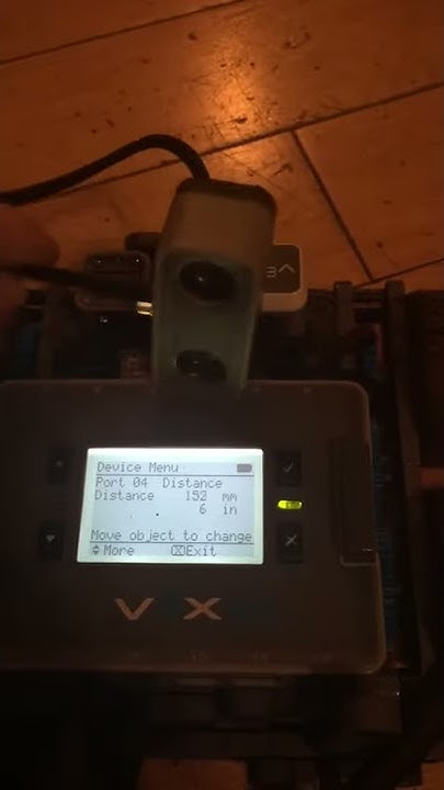 Vex IQ ultrasonic distance sensor problem - YouTube