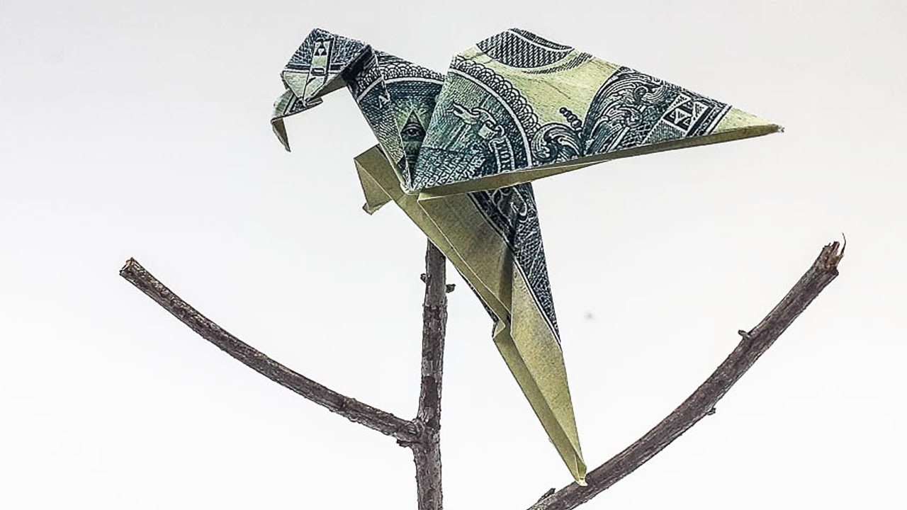 Money Origami Vulture Tutorial - John Montroll - YouTube