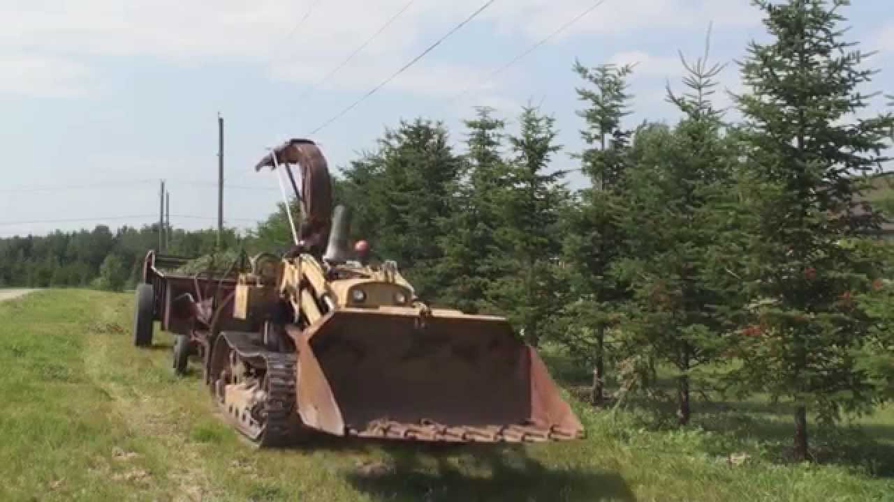 2015-07-08 Bulldozer Oliver crawler OC46 3G 1960 with 3 cylinder gaz ...