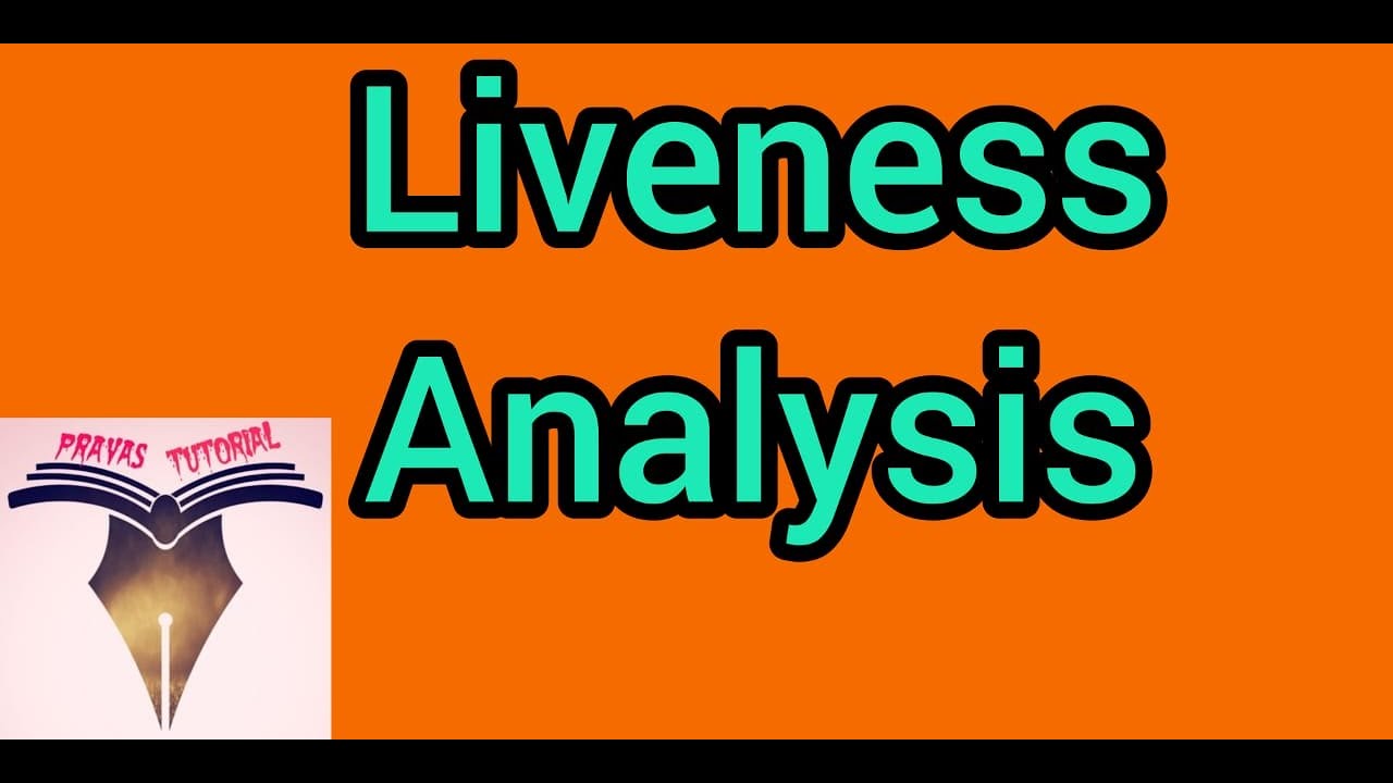 Liveness Analysis | Minimum Register Allocation | Code Optimization | Part 1 (C71) - YouTube