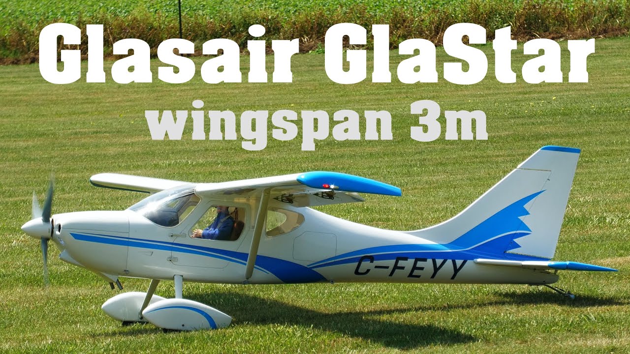 Glasair GlaStar | 3m giant scale RC aircraft | 4K | Trebic 2023 - YouTube