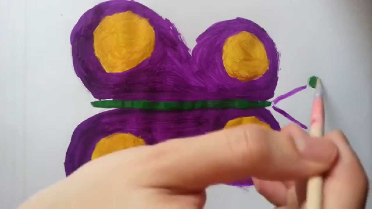 Teaching Kids to Draw: How to Draw a Butterfly - Preschool Activity ...