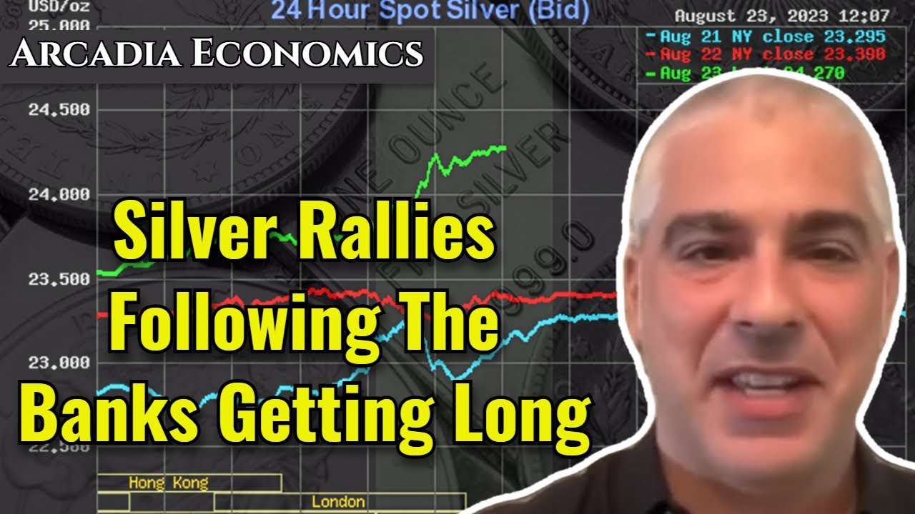 Silver Rallies Following The Banks Getting Long - YouTube