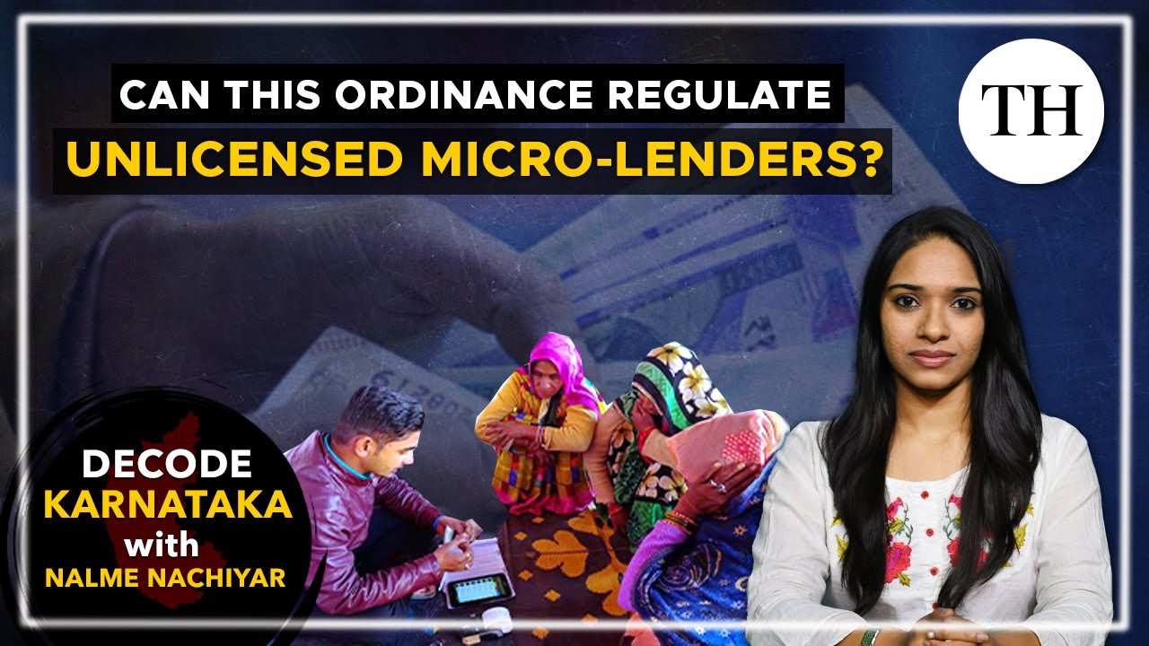 Karnataka's new Ordinance and the state of microfinance sector | Decode Karnataka - YouTube