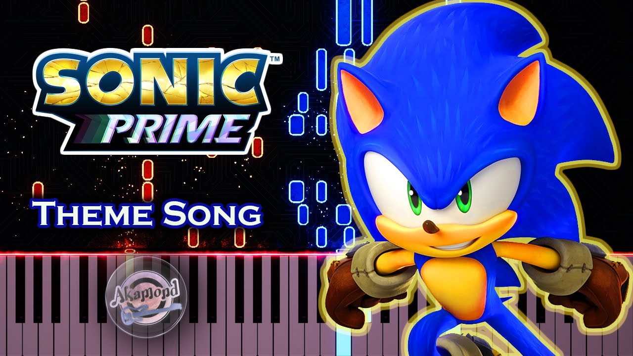 Sonic Prime Theme Song Piano Tutorial - YouTube