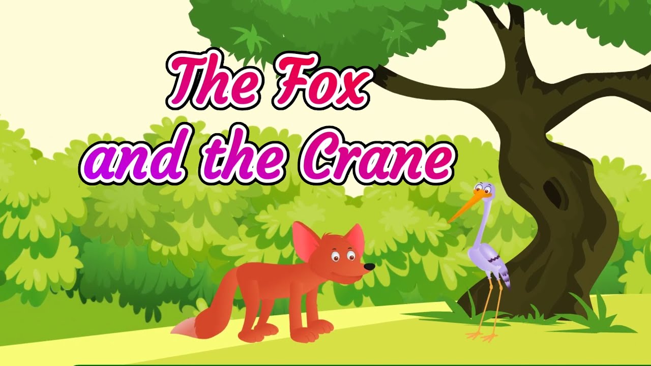 The Fox and the Crane | The Fox and the Crane story | Moral stories for ...