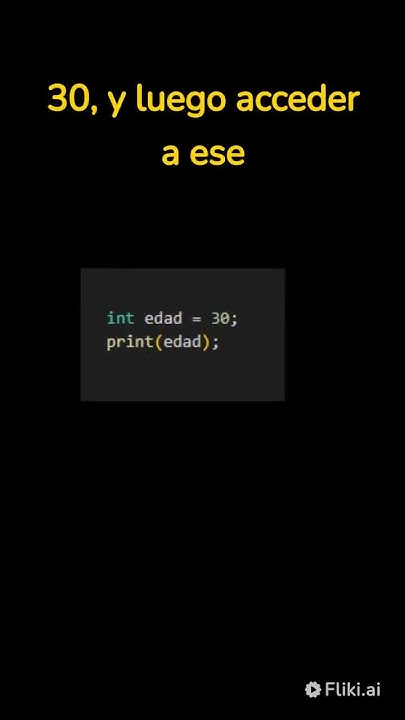 Variables en programacion, que es una variable y para que sirve - YouTube