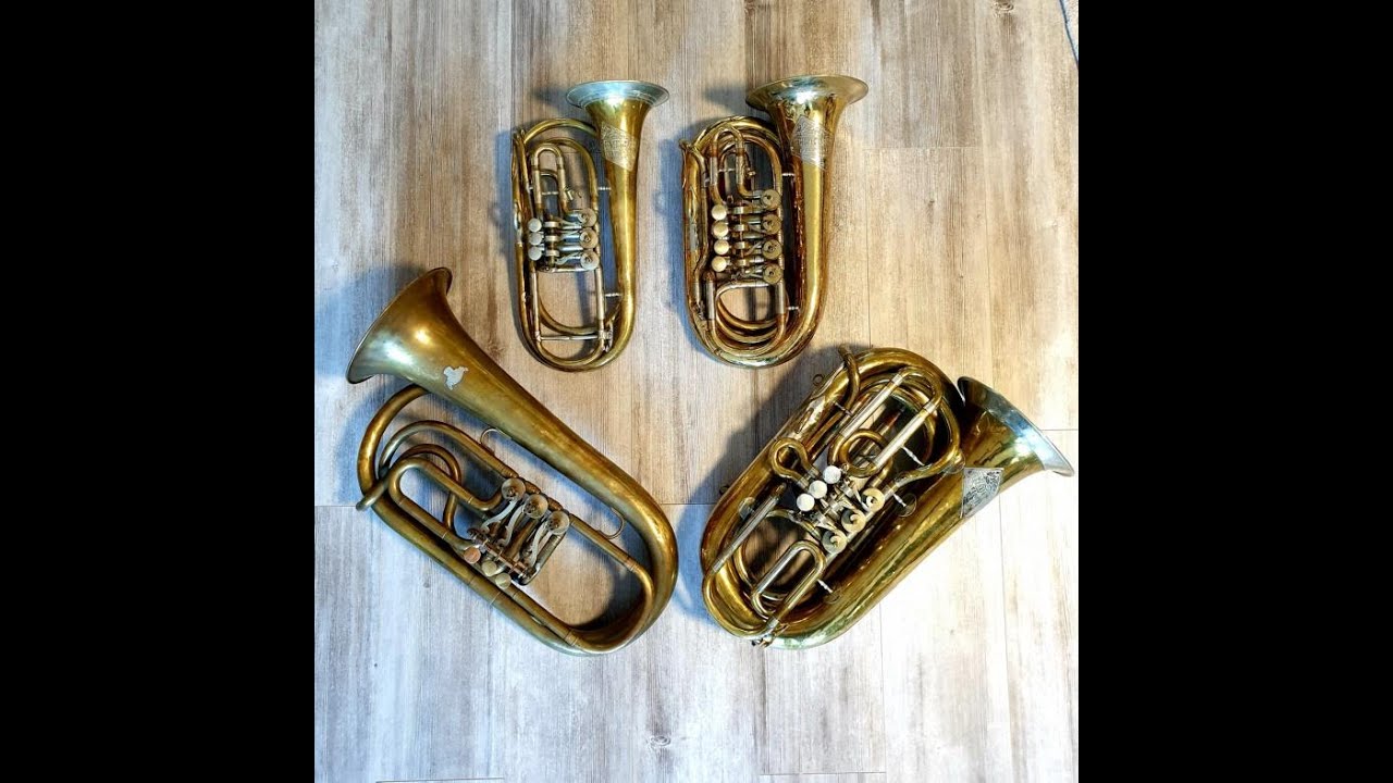 Tornistertuba Quartett, V.F.Cerveny, Parademarsch für Militärmusik ...