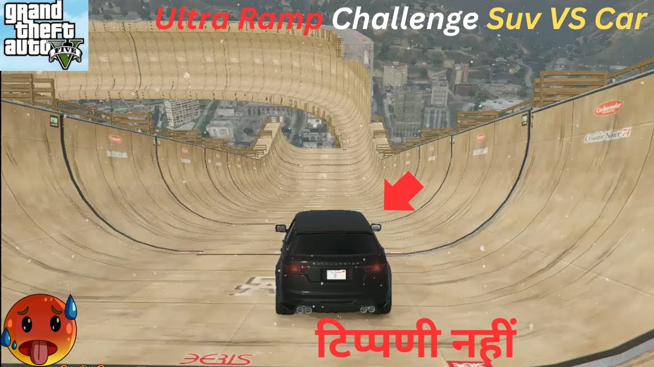 GTA 5 Ultra Ramp Challenge Suv VS Car Which Is Best 99.91% can't do ...