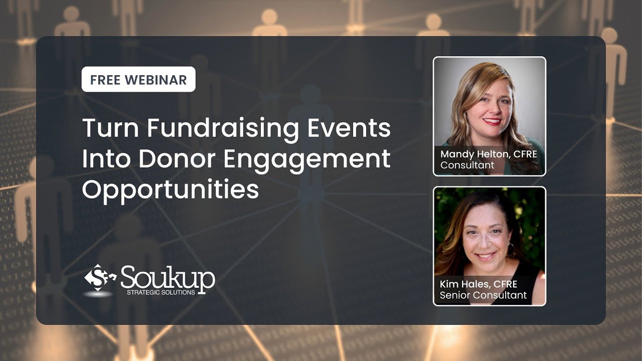 Turn Fundraising Events Into Donor Engagement Opportunities - YouTube
