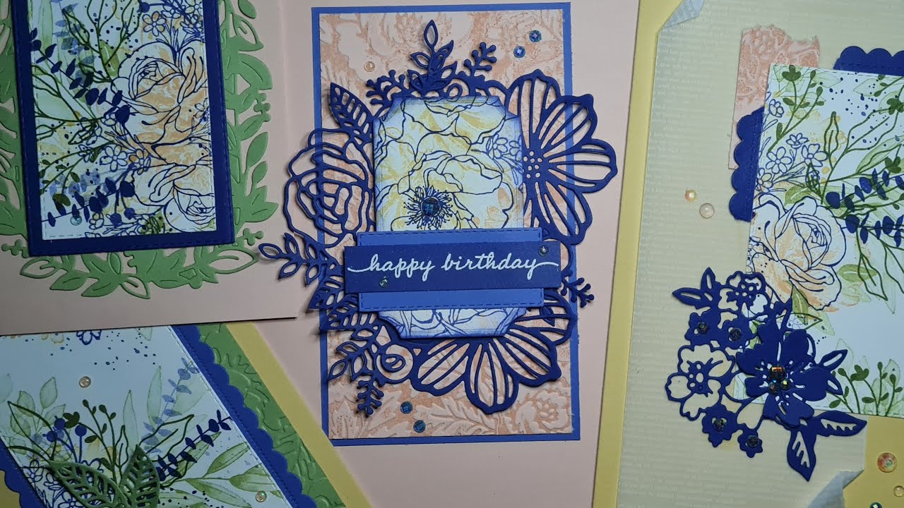 How to make GORGEOUS cards with DIES and STAMPS and ONE SHEET WONDER # ...