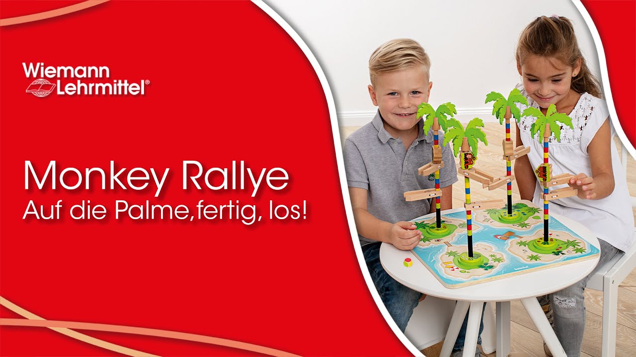 Monkey Rallye – ein Würfelspiel für Kinder ab 4 Jahre - YouTube