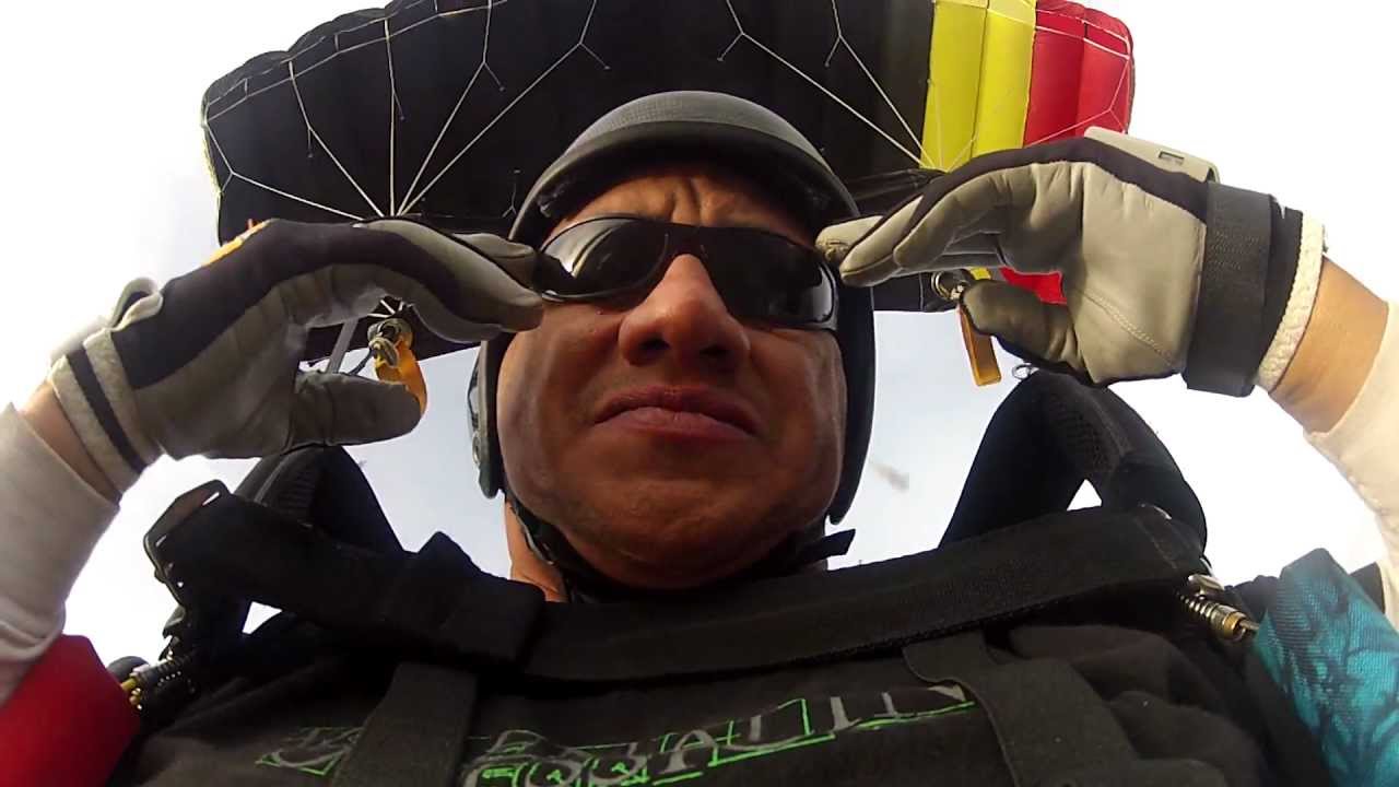 Skydive Gangnam Style - Ron Ferguson Canopy Comedy 2 - YouTube