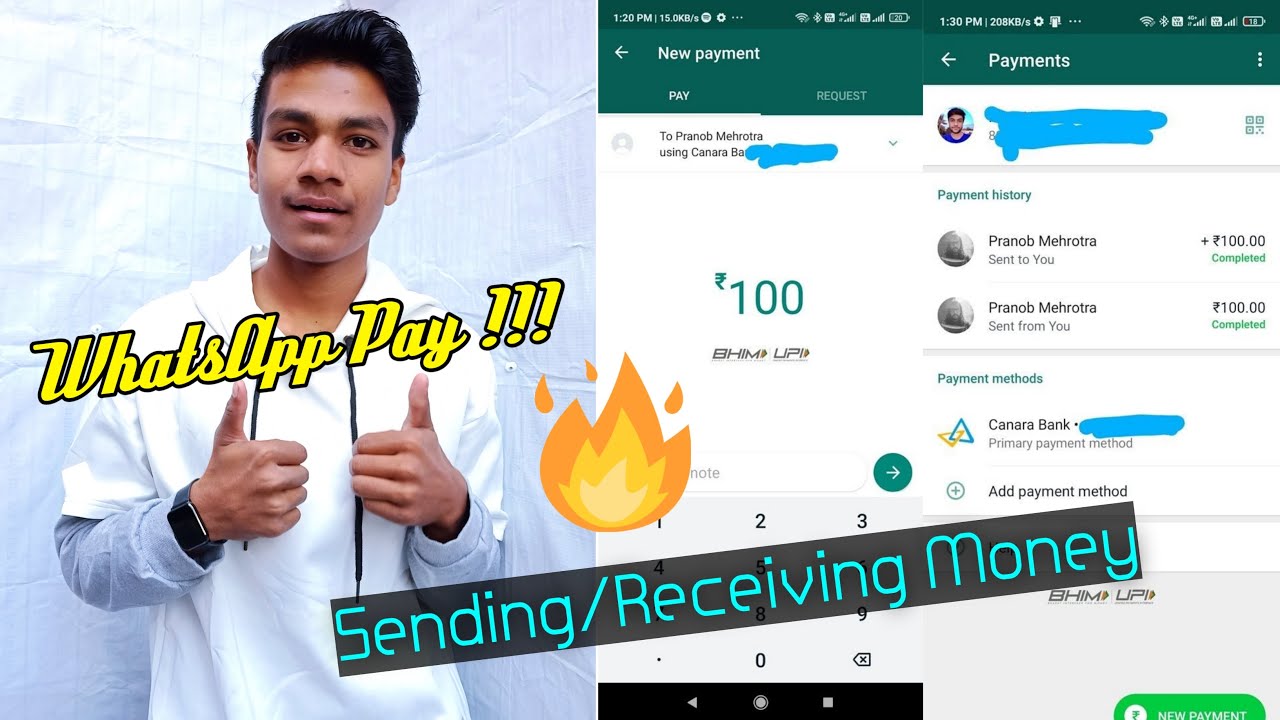 How to Use WhatsApp Pay | Sending/Receiving Money For WhatsApp Pay | WhatsApp Pay India - YouTube
