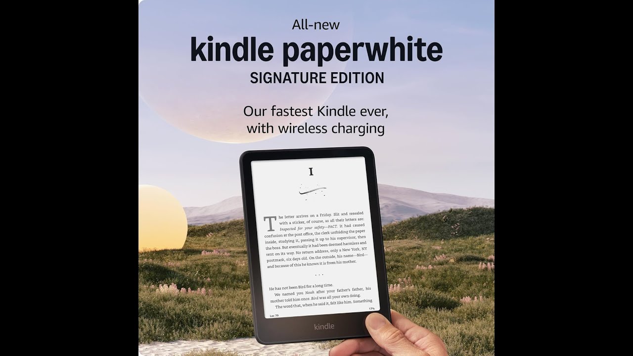 Kindle Paperwhite Signature Edition Bundle - YouTube